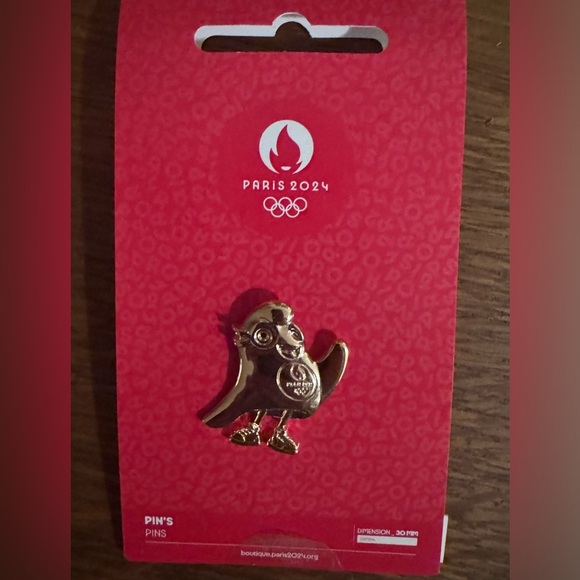 Accessories | Olympic Mascot Phryges Pin Gold Paris 224 Nwt | Poshmark